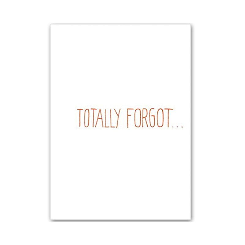 Postkarte - Ashkahn - Totally Forgot, 1,60