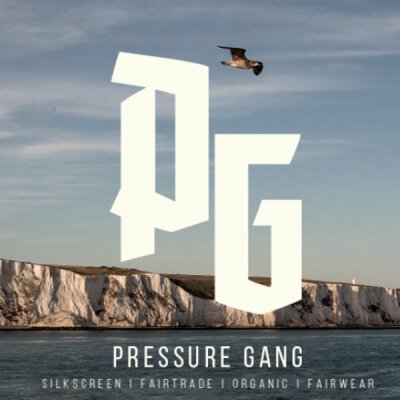 Pressure Gang - Pattern - T-Shirt - grey melange, 22,00