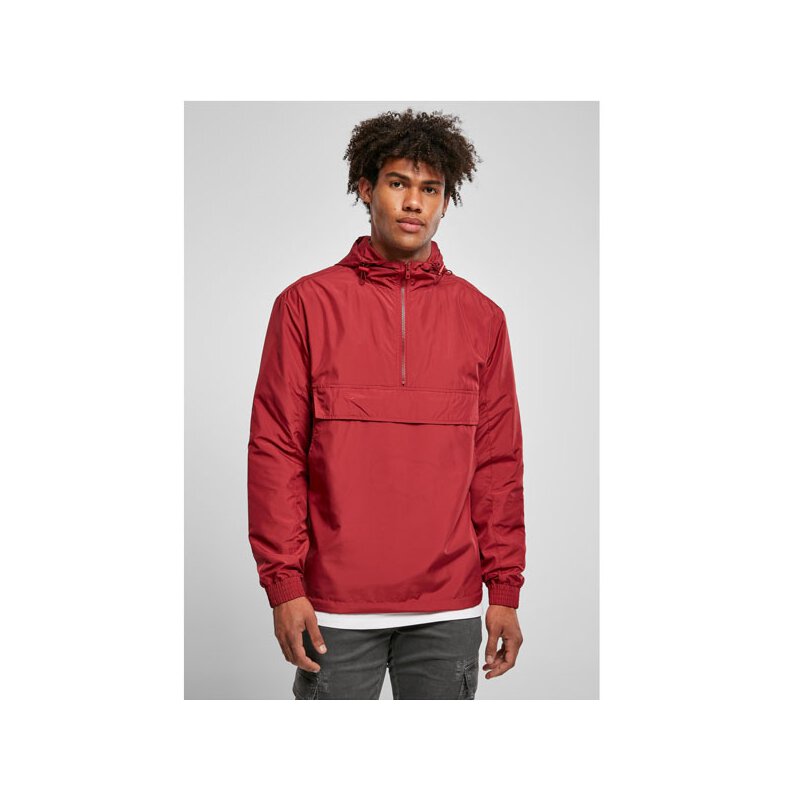 Urban Classics - TB2100 - Basic Pull Over Jacket - brickred, 44,90