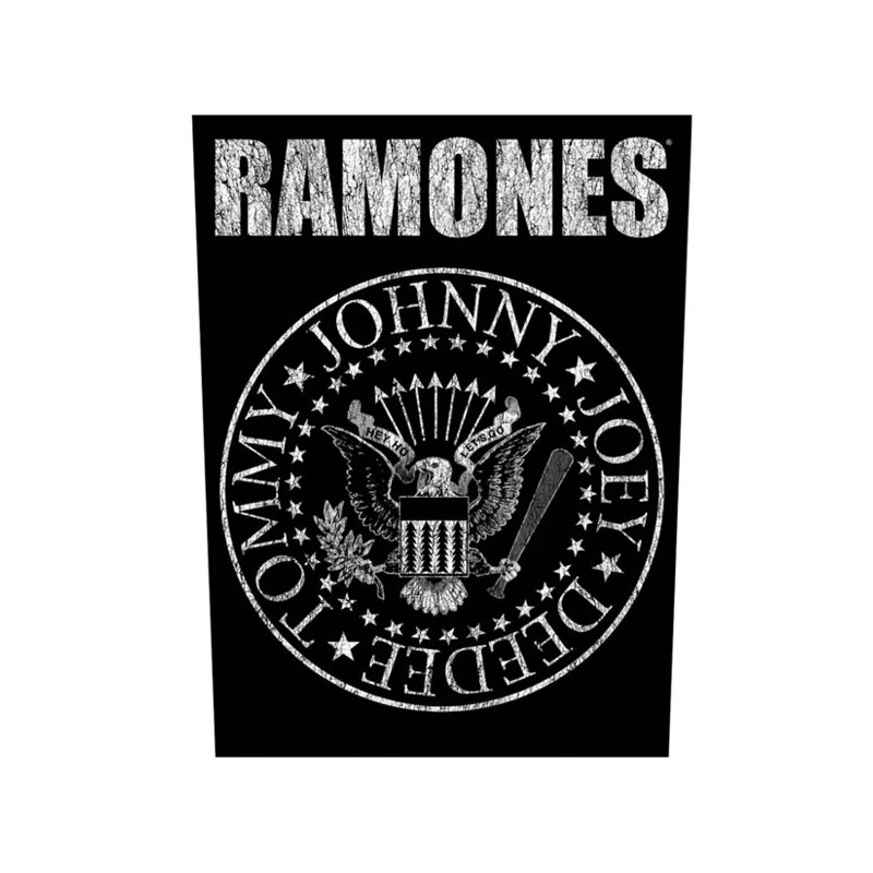 Ramones Classic Seal - Backpatch - black (Rückenaufnäher), 11,90