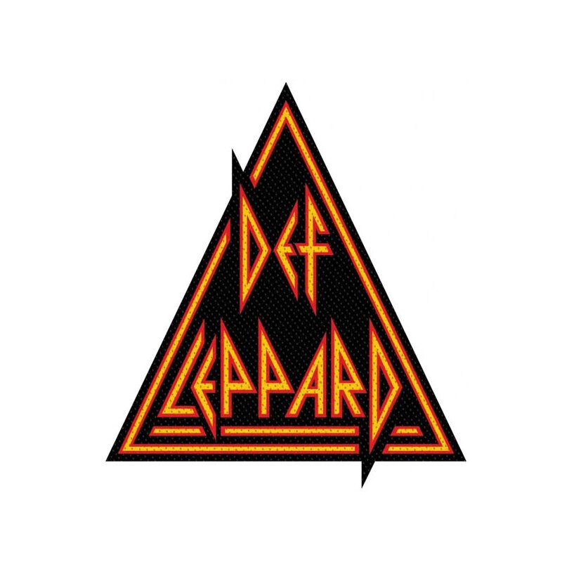 Def Leppard - Logo - Cut Out Aufnäher (Patch), 4,90
