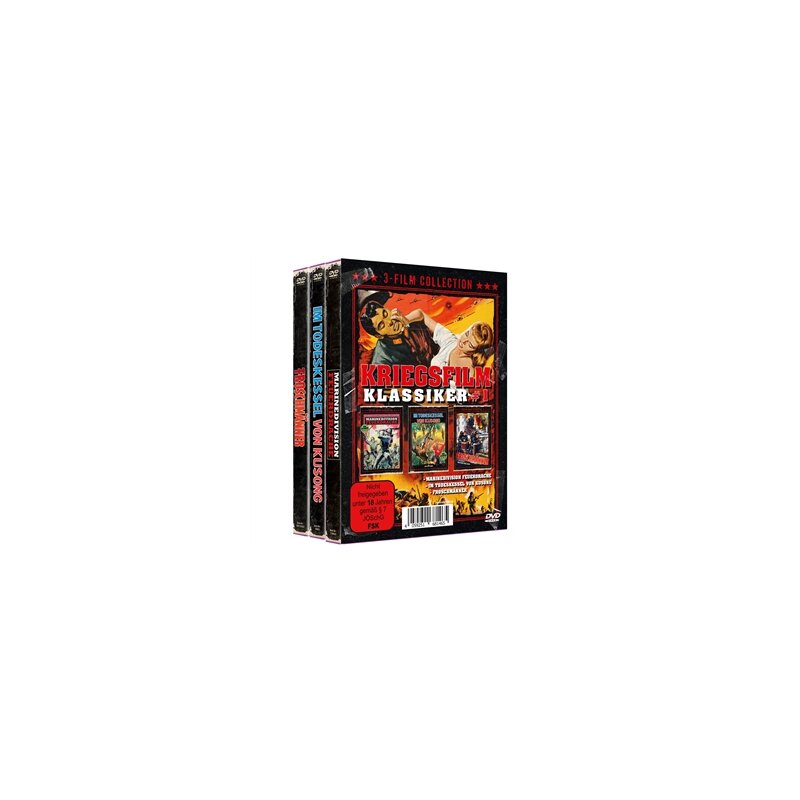 3-DVD-BUNDLE PACK - KRIEGSFILM KLASSIKER #1 - 3 FILME COLLECTION - DV