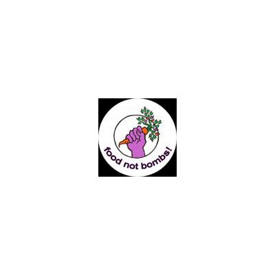 Food Not Bombs - Button